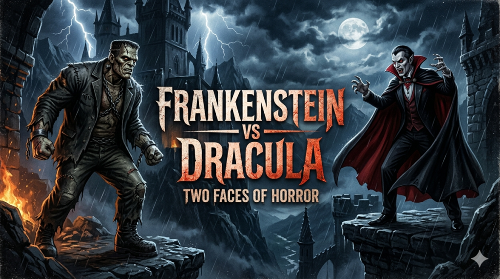 Relive the Darkest Nightmares: Frankenstein vs Dracula Explained